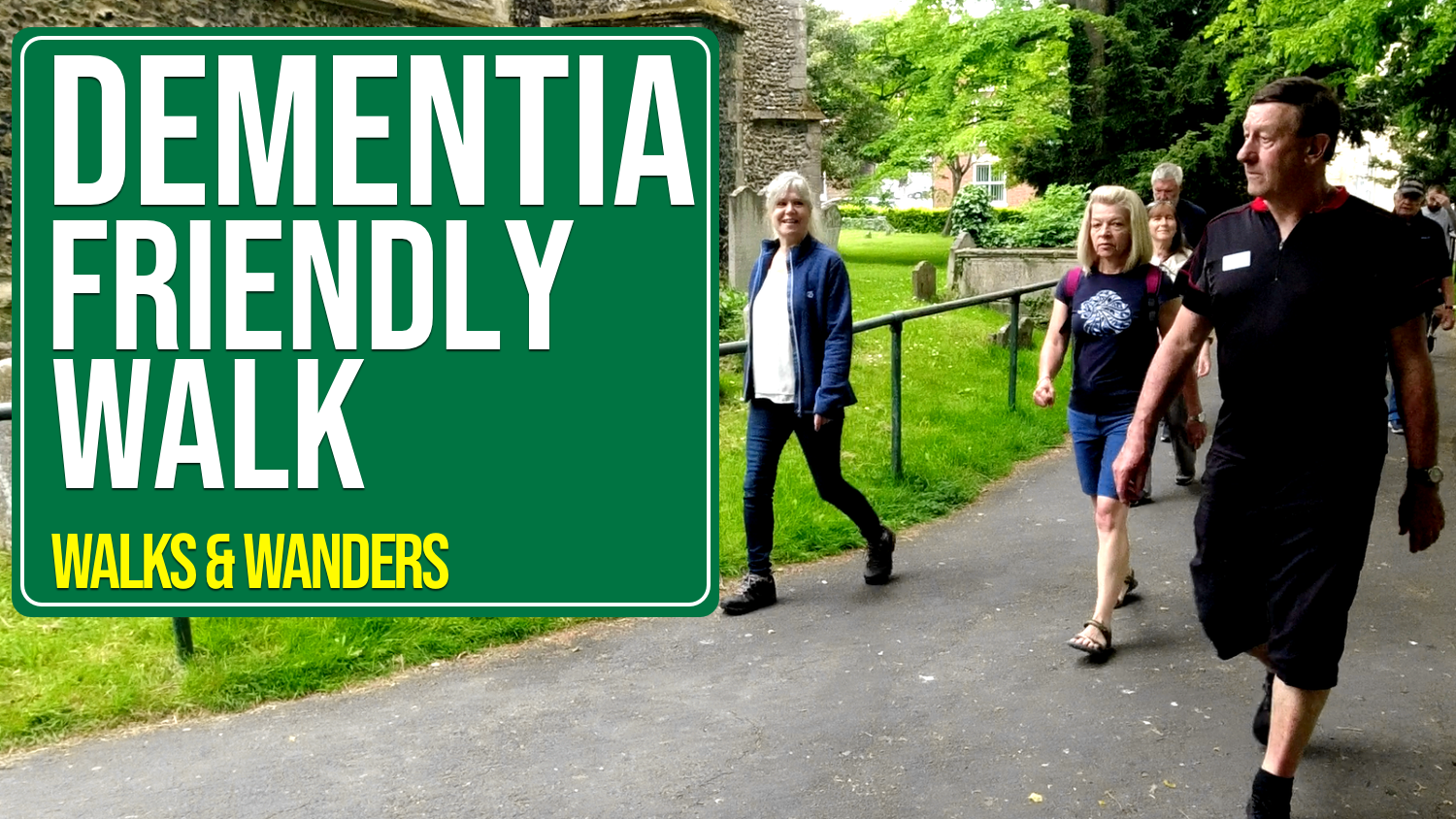 Dementia Friendly Walk demonstration – walks and wanders